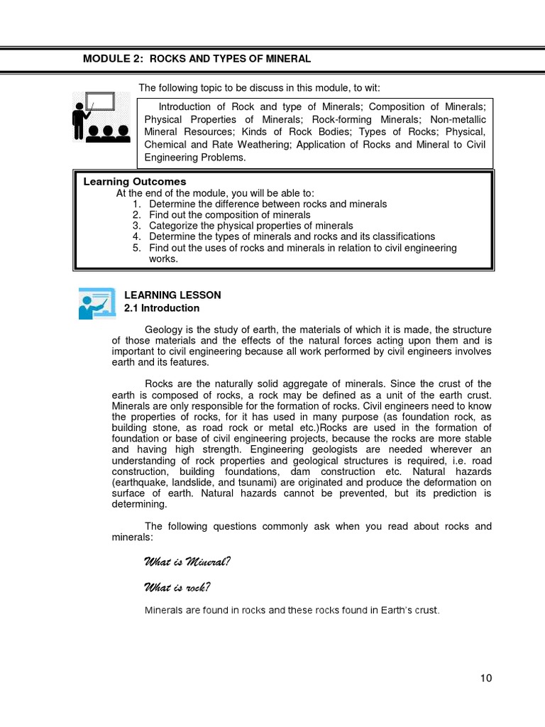 Understanding Rocks and Minerals | PDF | Rock (Geology) | Minerals