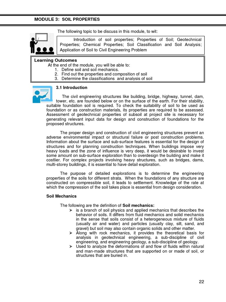 3-Module Iii-Soil Properties | PDF | Soil Mechanics | Soil