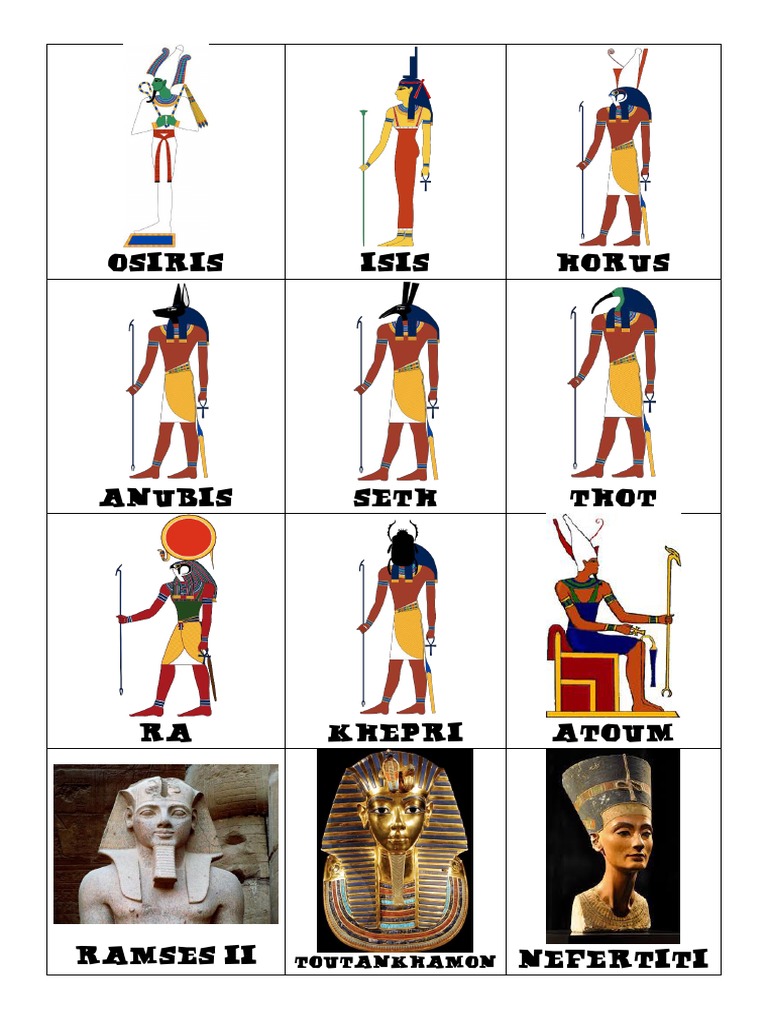 Ref Dieux + Pharaons Mini | PDF