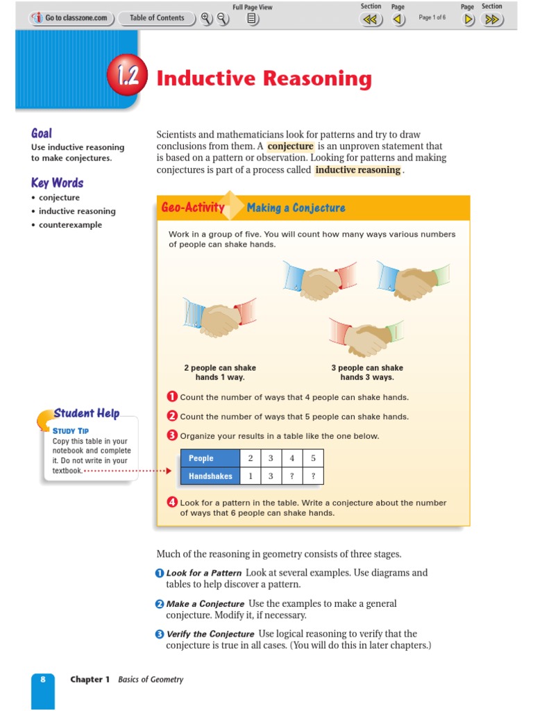 12 Inductive Reasoning | PDF | Conjecture | Mathematics