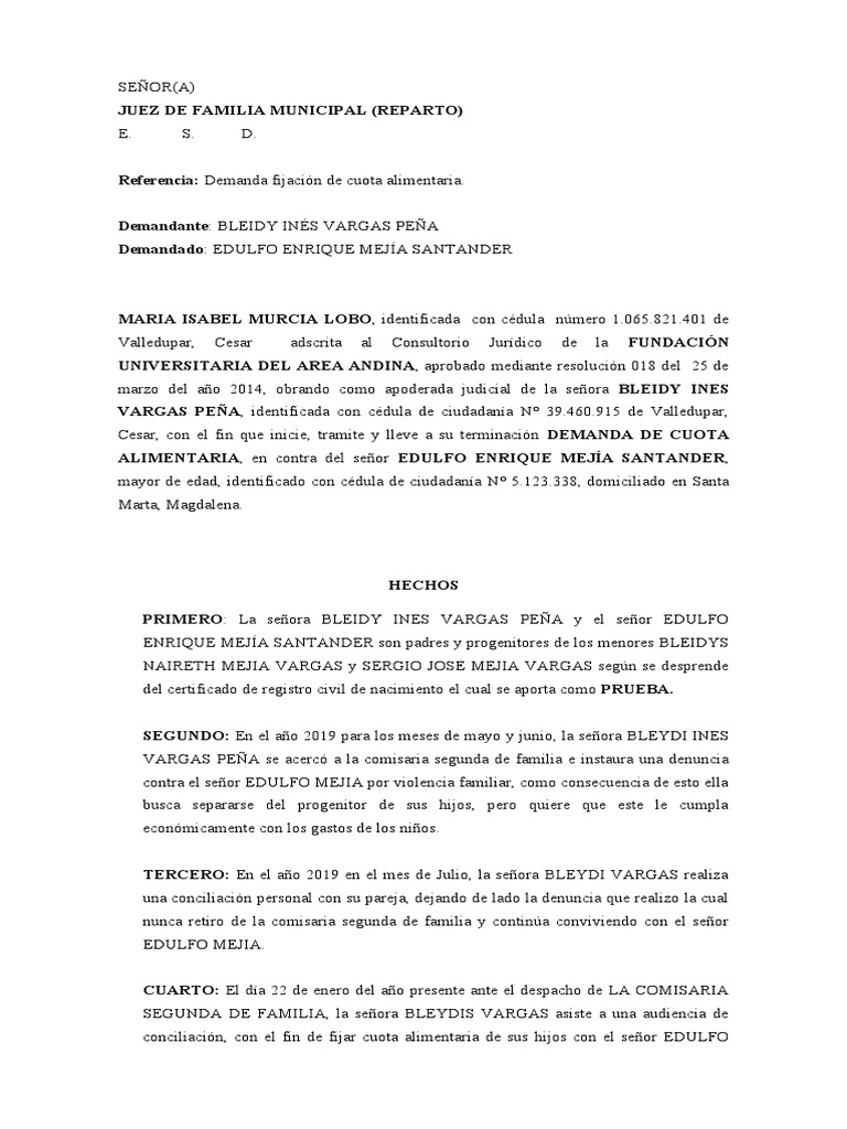 Modelo Demanda de Alimentos | PDF