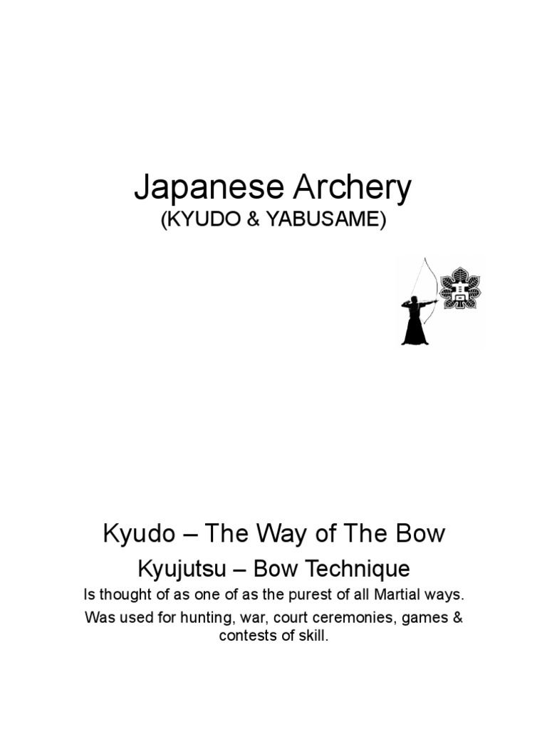 Japanese Archery | PDF