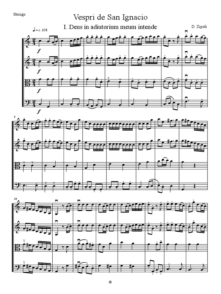 Zipoli San Ignacio 01 | PDF