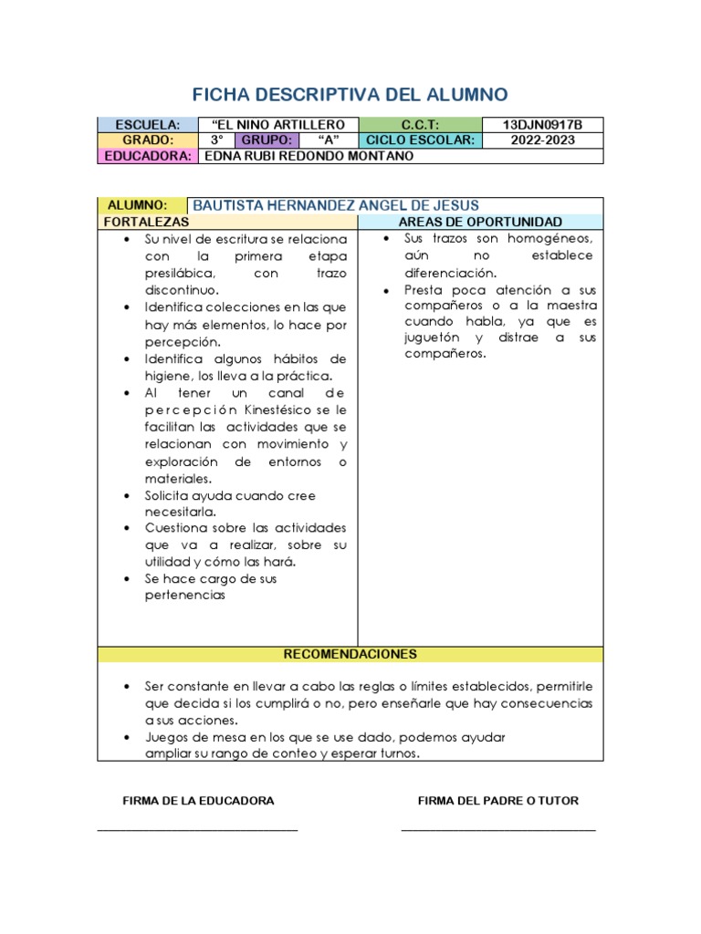 Formato Fichas 3a | PDF