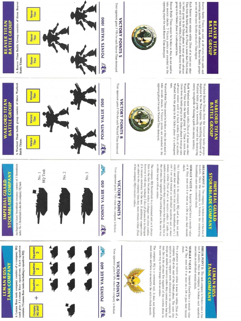 Epic Titan Legion Cards | PDF
