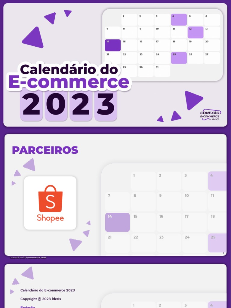 Calendário Do E-Commerce 2023 | PDF | Black Friday | E-commerce
