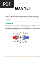 Comprehensive Magnetism Notes PDF | PDF | Magnetism | Magnet