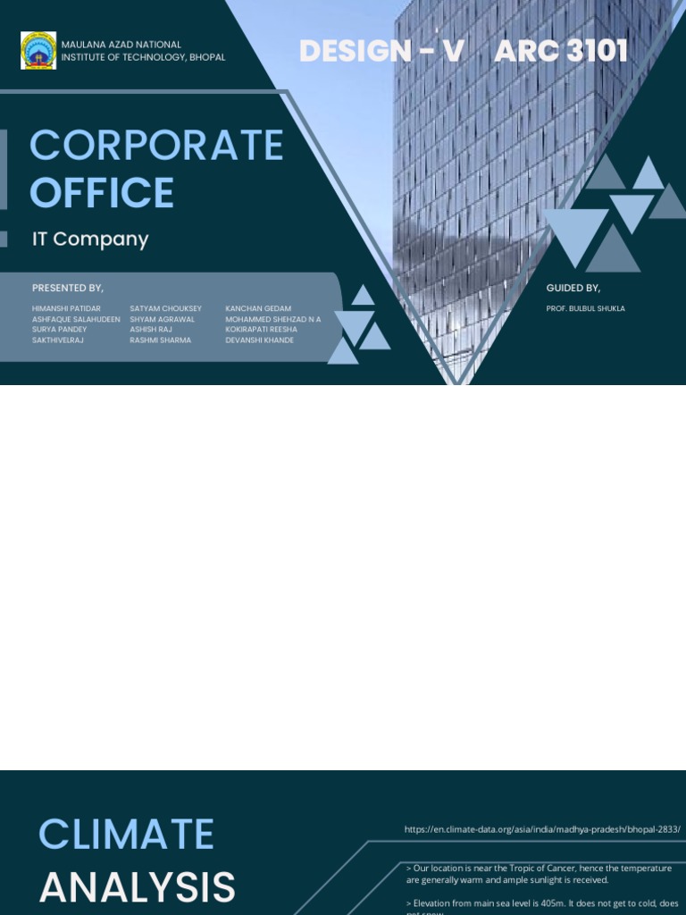 Climate-Responsive Office Design | PDF | Rain | Window