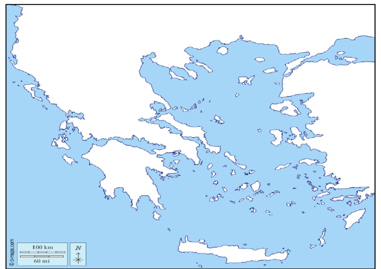 Mapa Mudo Antigua Grecia | PDF