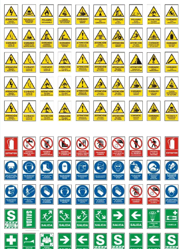 PDF Simbolos Mapa de Riesgos - Compress | PDF