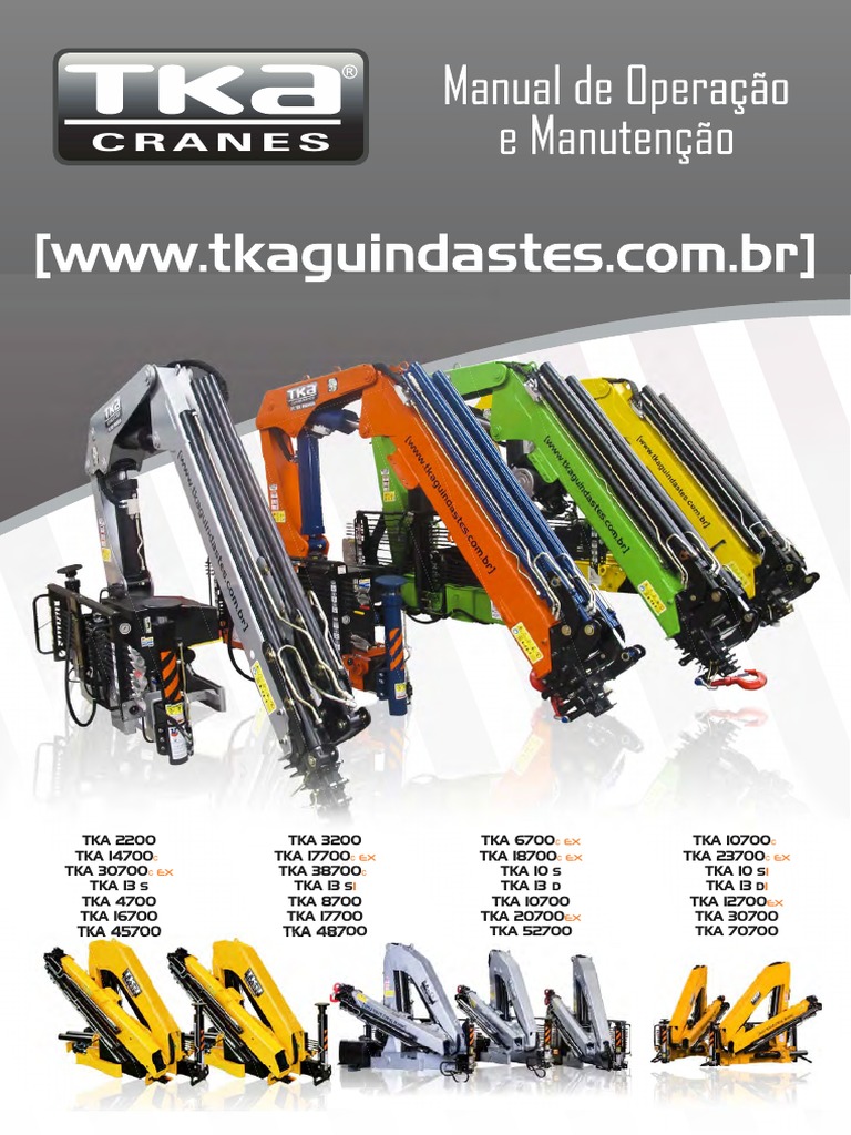 TKA Cranes | PDF | Guindaste (máquina)