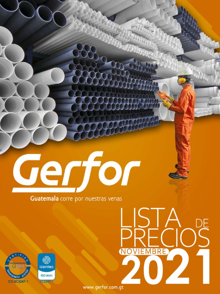 Catalogo PVC Gerfor GUA | PDF