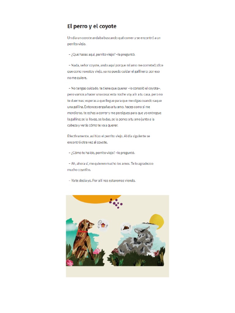 El Perro y El Coyote | PDF
