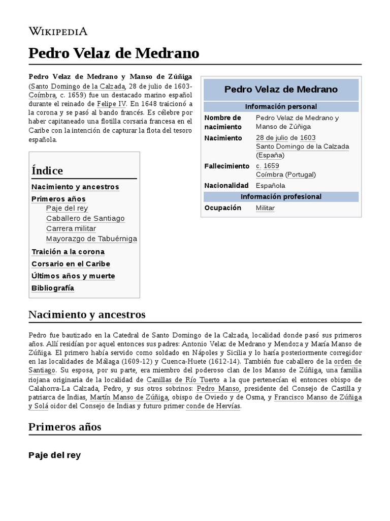 Pedro Velaz de Medrano | PDF | Militares de españa | Período moderno temprano
