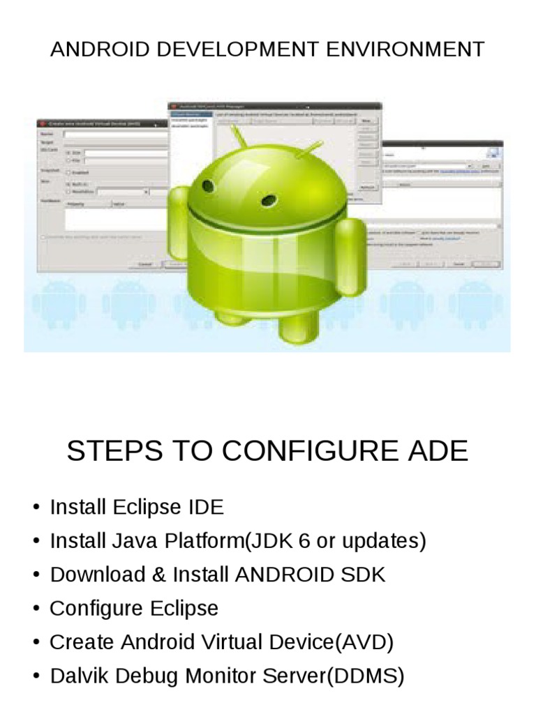 Android Development Environment | PDF | Eclipse (Software) | Android (Operating System)