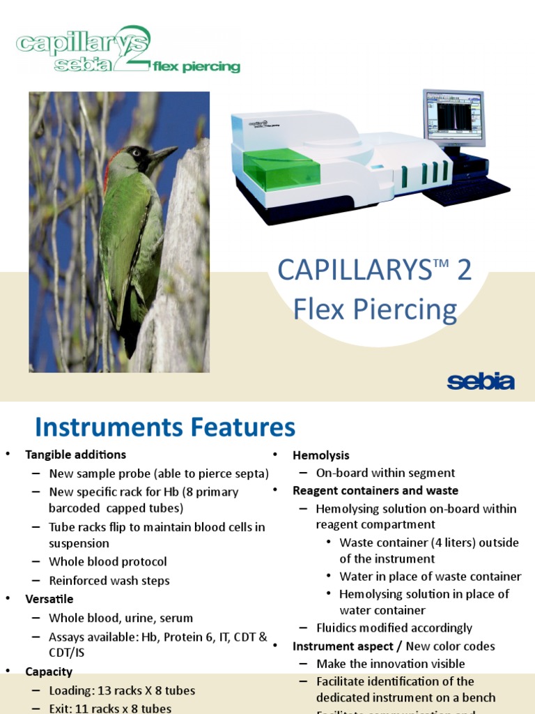 Capillarys 2 Flex Piercing Presentation | PDF | Clinical Medicine ...