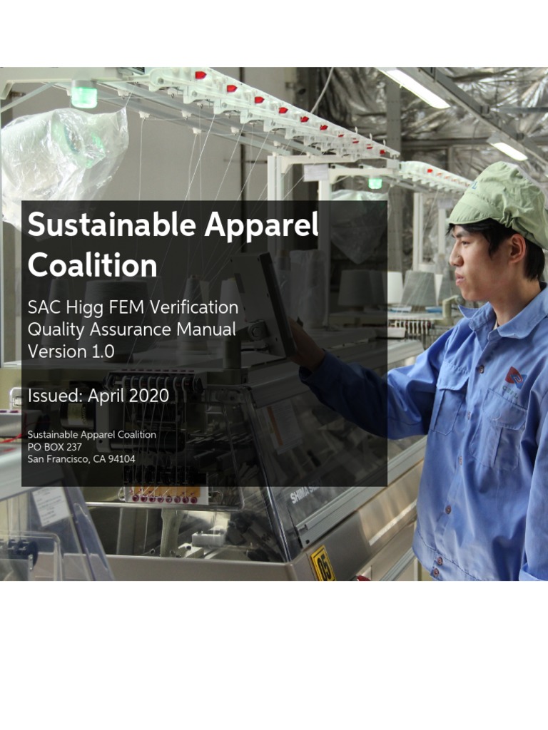 SAC FEM VPM Quality Manual 20APR2020 Final | PDF | Verification And ...