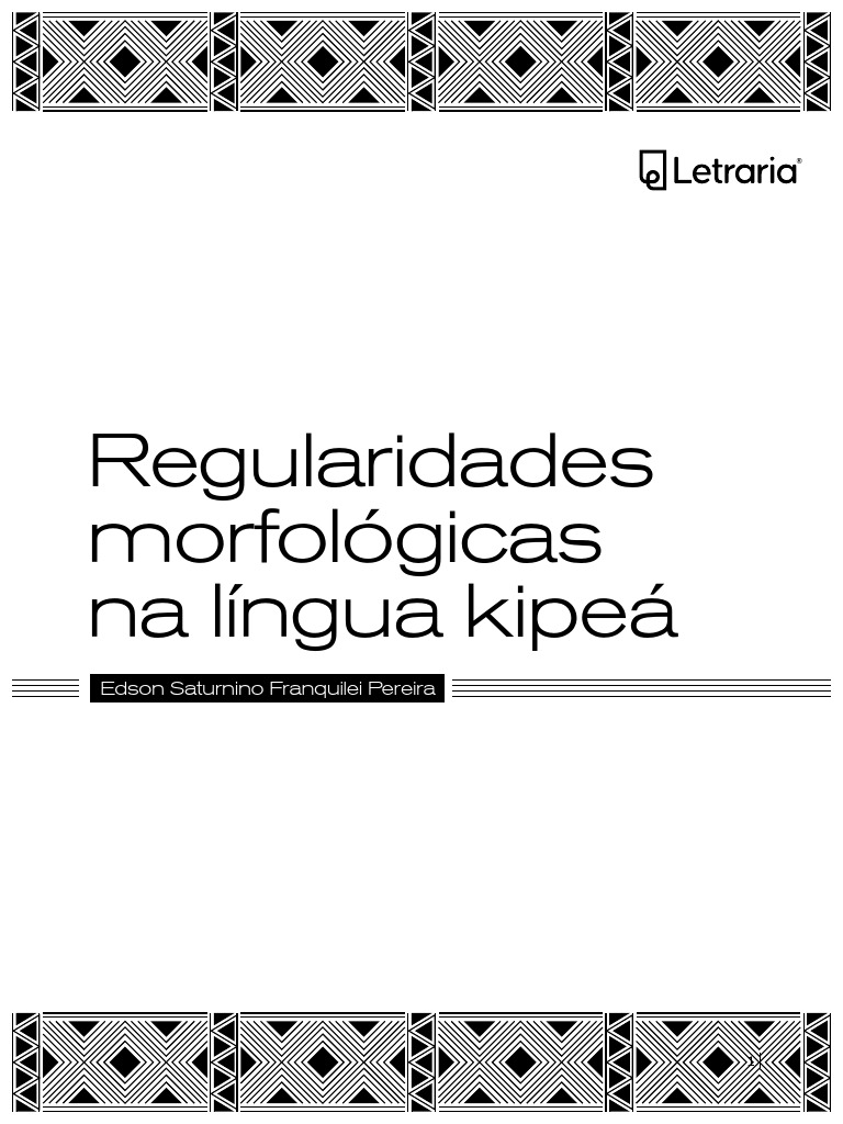 Morfologia da Língua Kipeá | PDF | Estresse (Linguística) | Pronome
