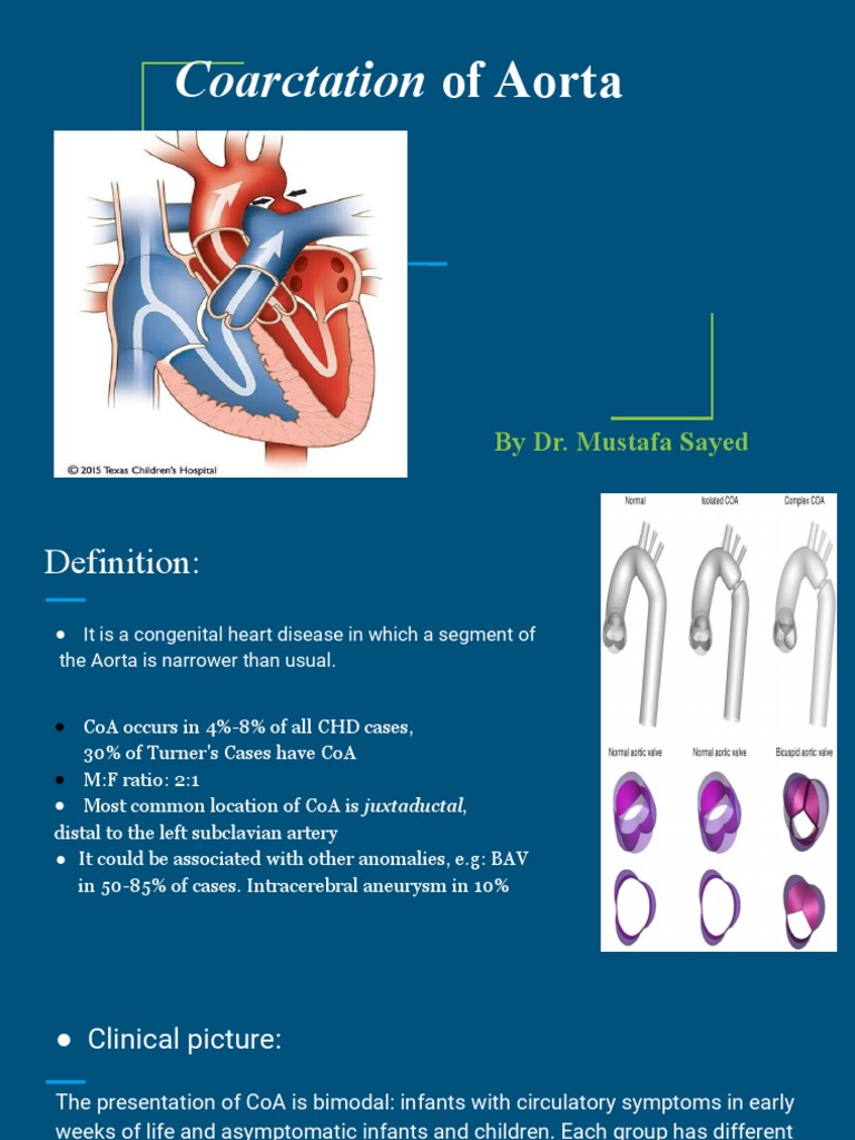 Coarctation of Aorta | PDF | Aorta | Heart