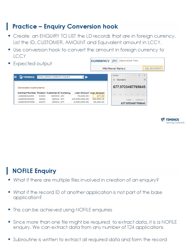 Creating NOFILE Enquiries in T24 | PDF | Java (Programming Language) | Computing