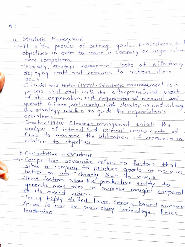 Strategic Management | PDF | Business Economics | Cognition