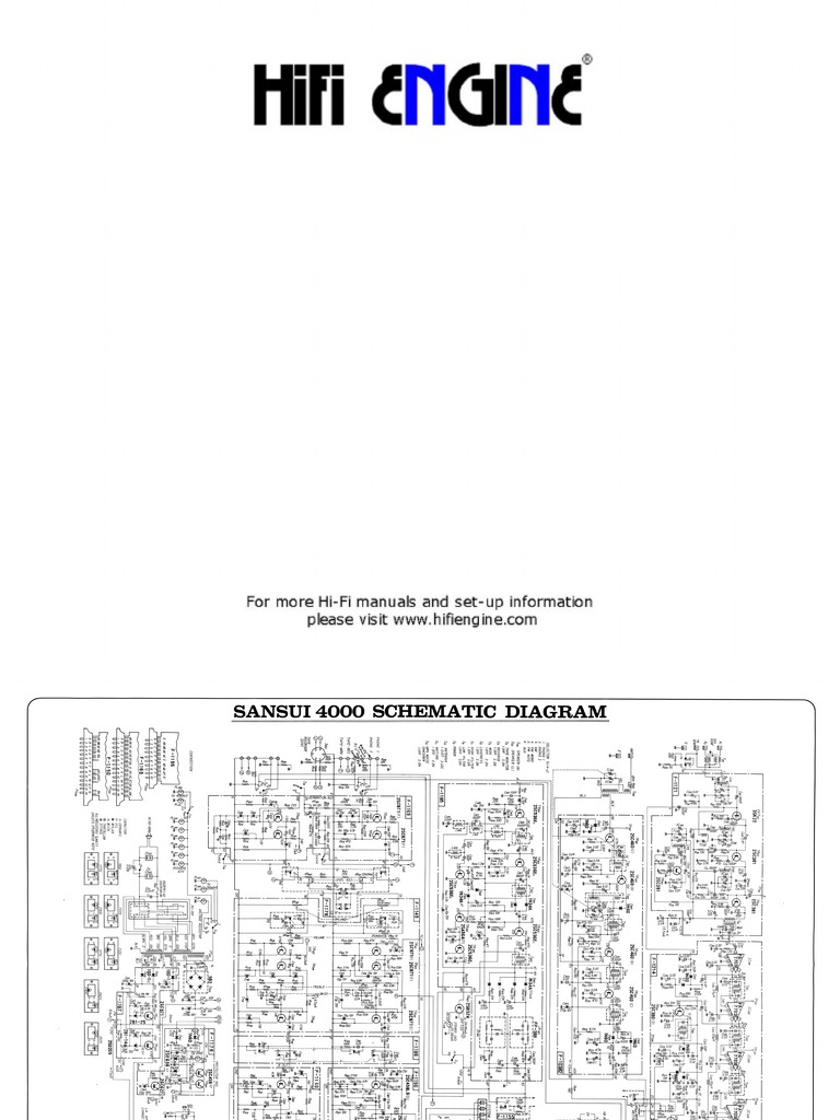 Hfe Sansui 4000 Schematic | PDF