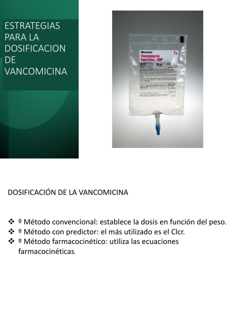 Vancomicina Ajustes II | PDF | Farmacocinética | Optimización Matemática