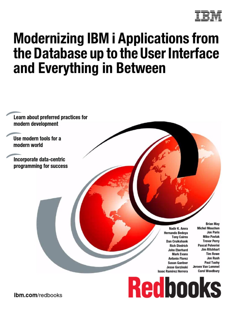 Modernizing Ibm I Applications From The Database Up To The User