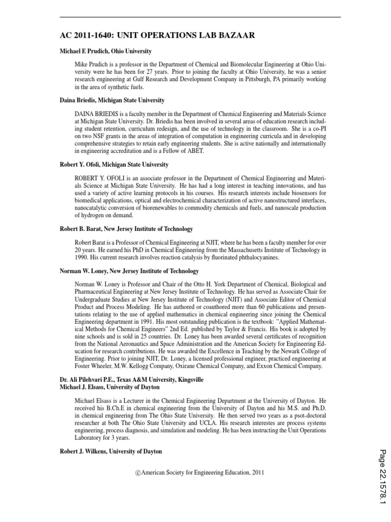 Unit Operations Lab Bazaar | PDF | Statistics | Flow Measurement