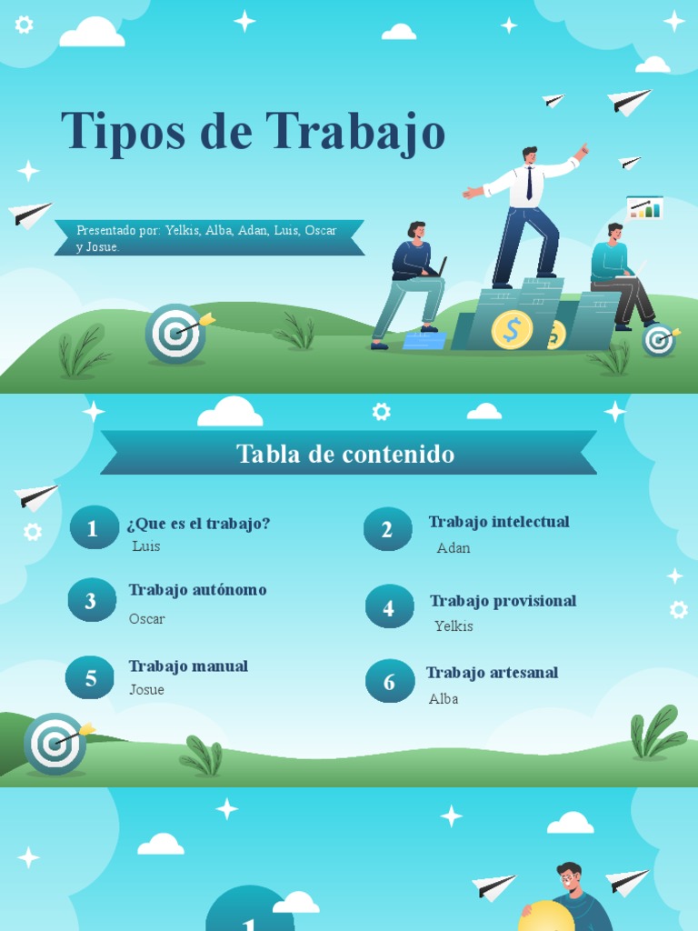 Tipos de Trabajo: Manual, Intelectual y Más | PDF | Crecimiento ...