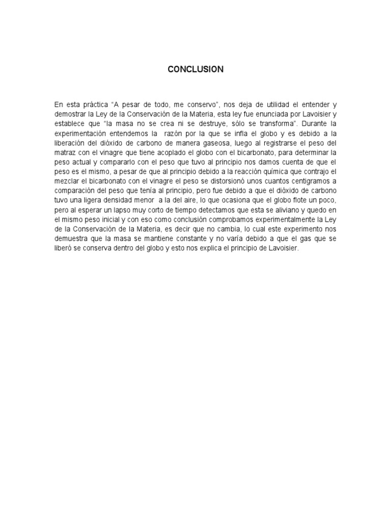 CONCLUSION CONCLUSION