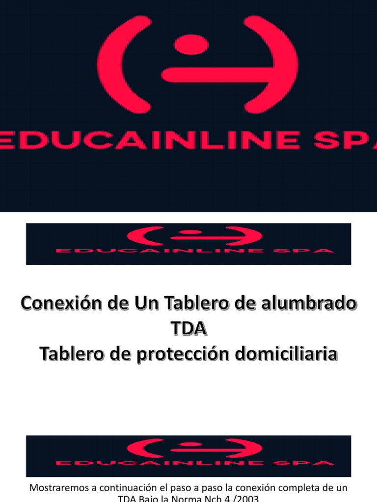 Guía de Conexión de Tablero TDA | PDF | Ingenieria Eléctrica | Electricidad