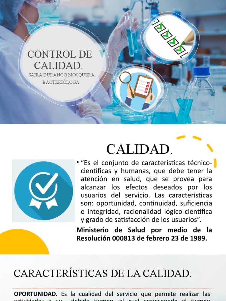 Control de Calidad | Descargar gratis PDF | Calidad (comercial)