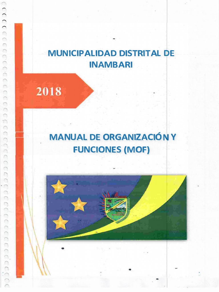 Mdi Mof 2018 - Parte 1 | PDF | Gobierno local | Alcalde