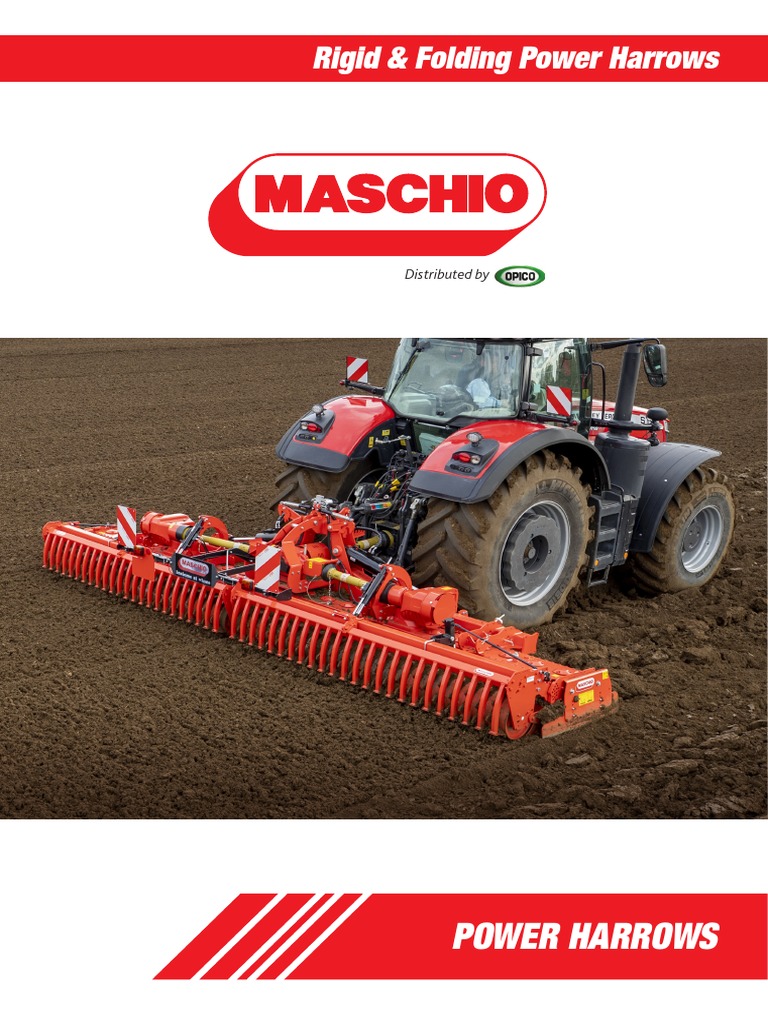 Maschio Power Harrow Brochure | PDF | Tractor | Gear