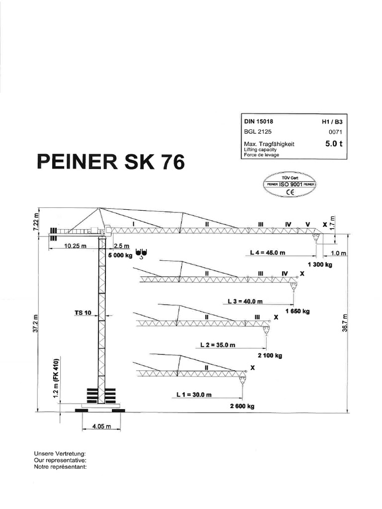 Peiner SK 76 DTR | PDF