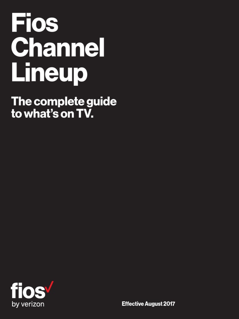 Fios Channel Lineup Guide | PDF | Mass Media | Entertainment Companies