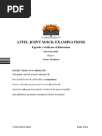 Uace Geography Paper 1 | PDF | Science & Mathematics