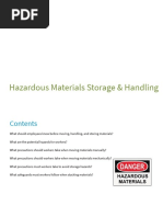 Chemical Handling and Storage Guidelines | PDF | Safety | Occupational ...