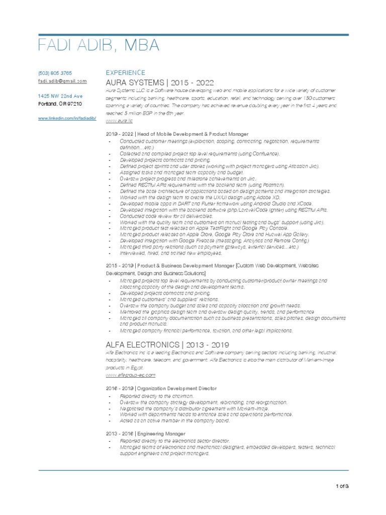 Fadi Adib 2022 | PDF | Mobile App | Software