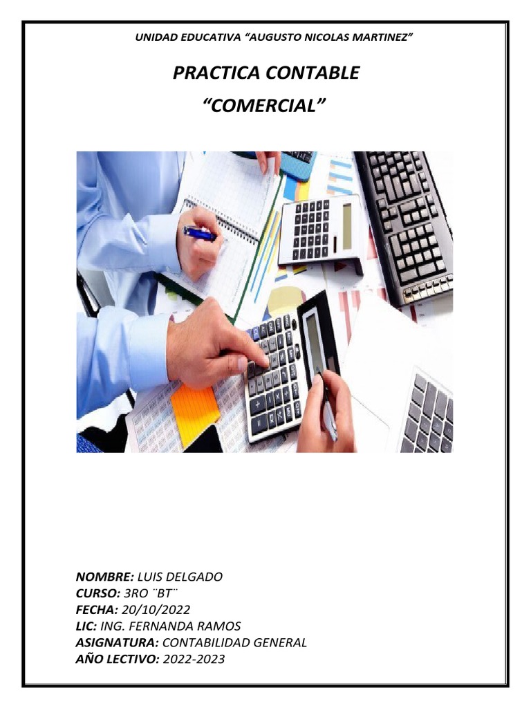 Practica Contable 2022 y 2023 | PDF | Contabilidad | Servicios financieros