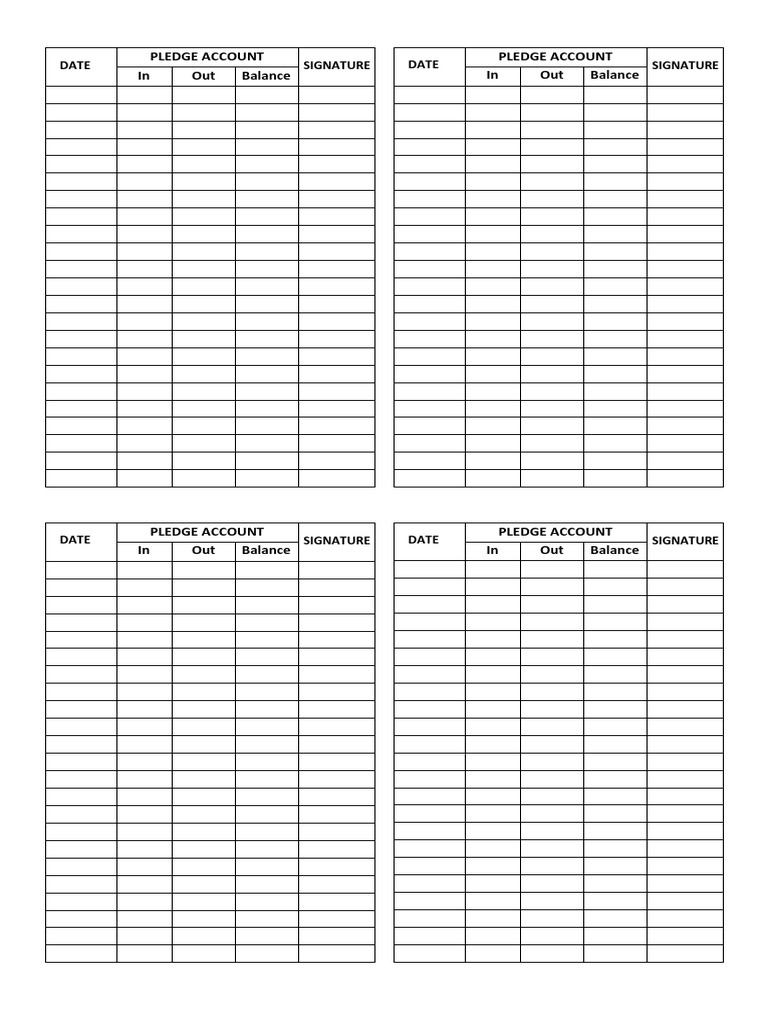 Pledge Account | PDF