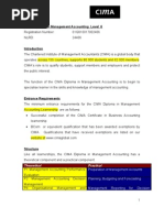 CIMA Practical Experience PER | PDF | Strategic Management | Project ...