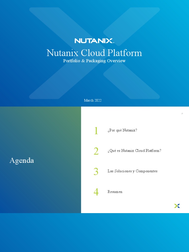 Guía de Nutanix Cloud Platform 2022 | PDF | Computación en la nube | Informática