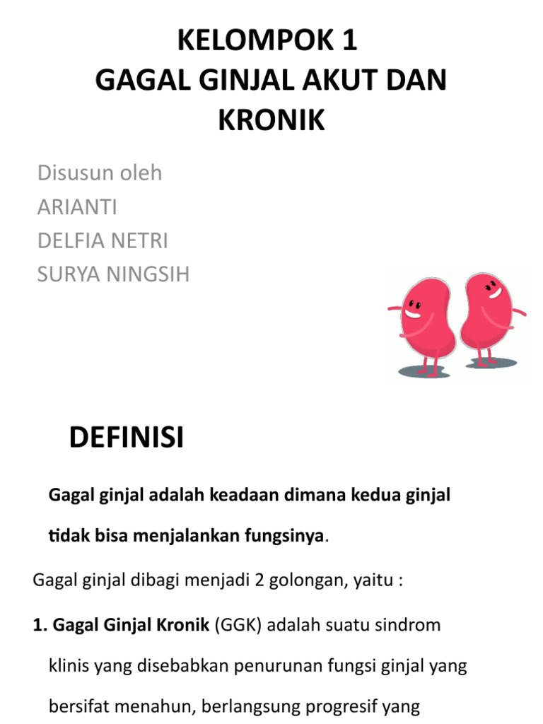Gagal Ginjal | PDF | Pengembangan Diri | Kesehatan Holistik