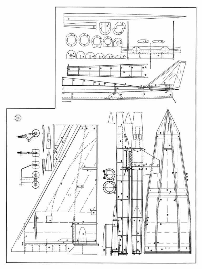 XB-70A Valkyrie Plan MT 995 | PDF