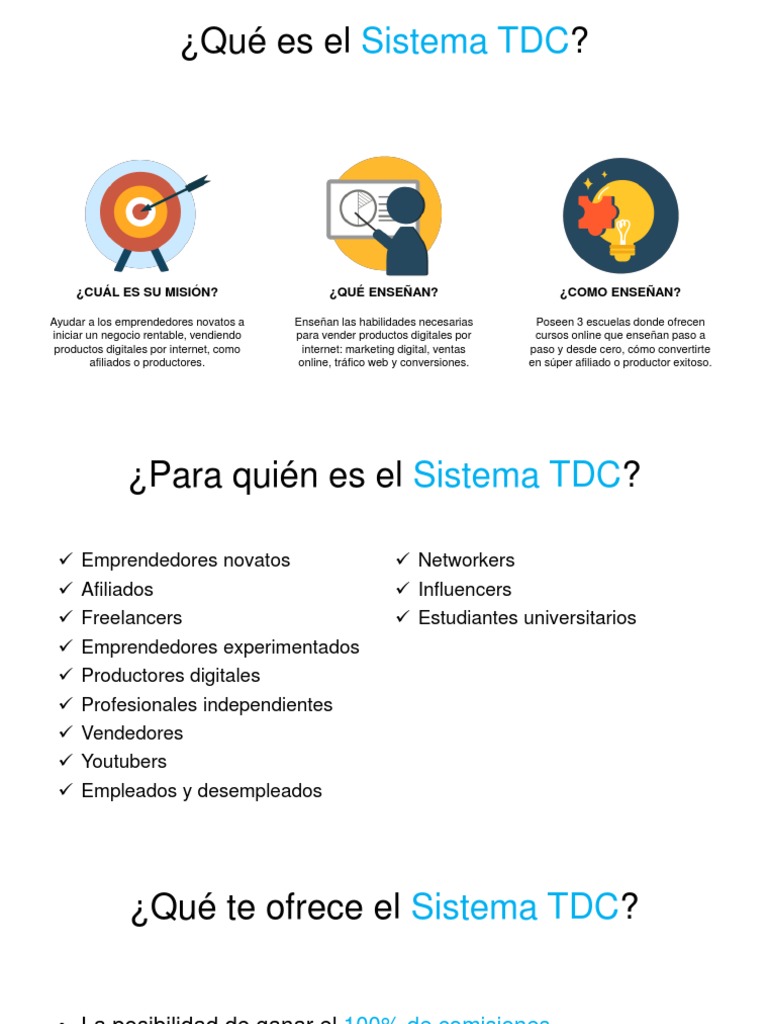 Qué Es El Sistema TDC | PDF