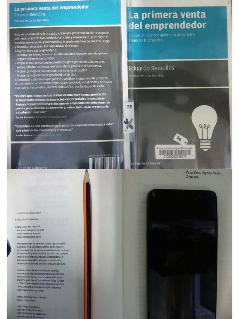 LIBRO La Primera Venta Del Emprendedor - Remolins, E. | PDF