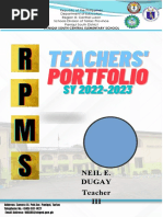 Grade 6 RPMS Cover Page | PDF