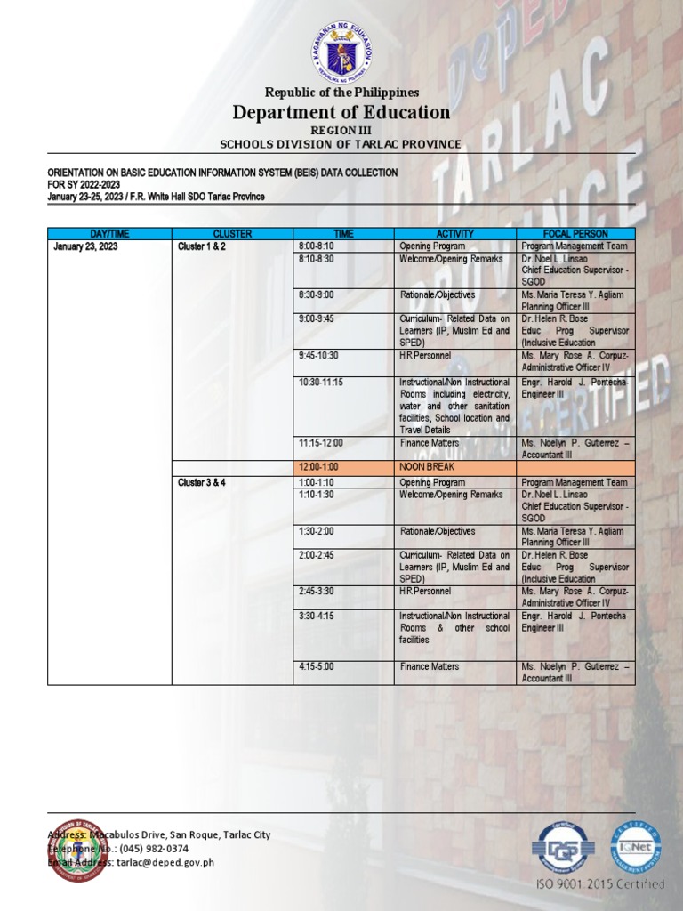 Ok BEIS Orientation Program | PDF | Information And Communications Technology | Computing